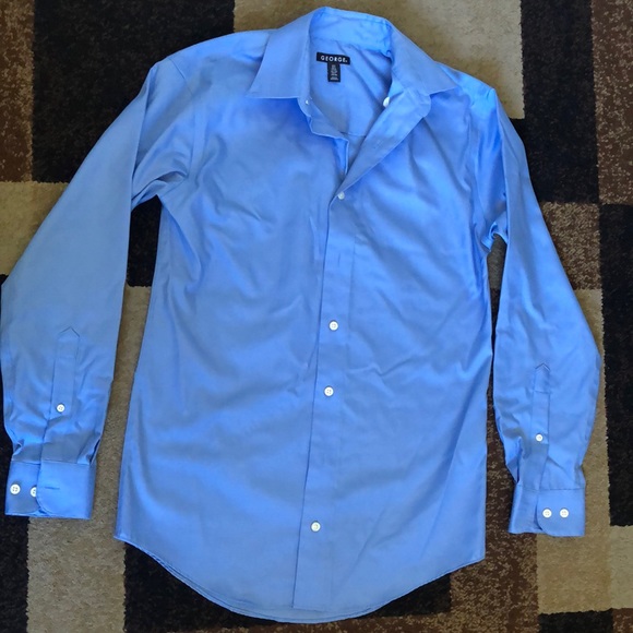 George | Shirts | George Blue Dress Shirt | Poshmark